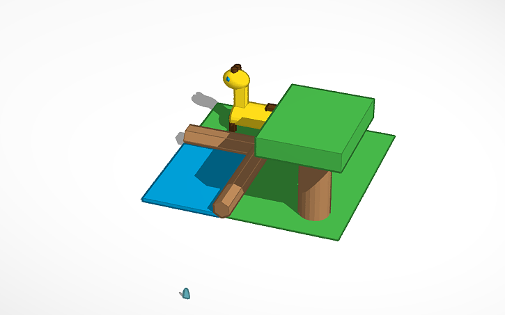3D design giraffe | Tinkercad