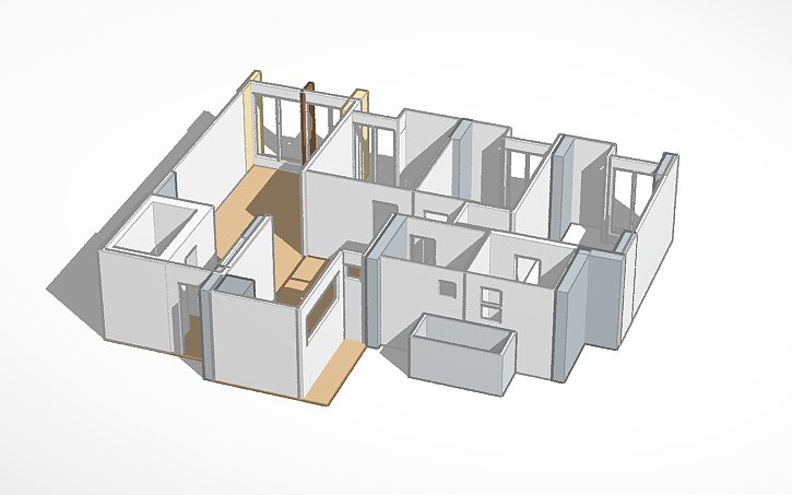 3D design Parc Clover 4 Room (Sharing) | Tinkercad