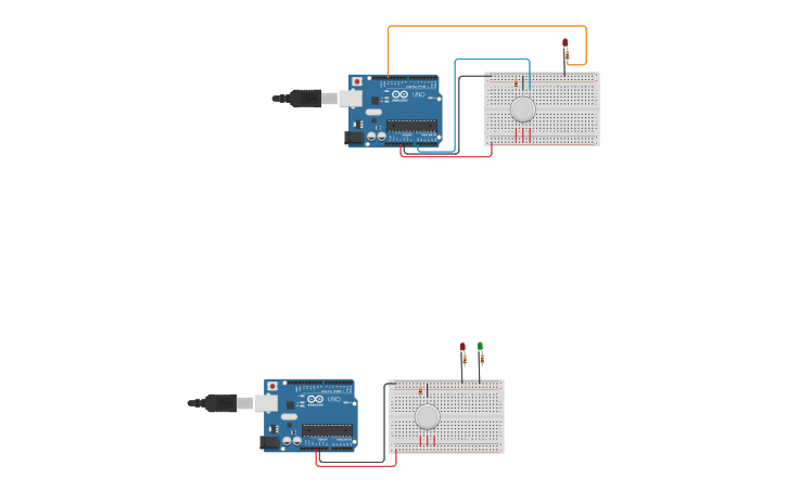 Circuit Design Air Quality Monitoring System Tinkercad