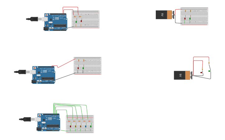Circuit design practica 1 | Tinkercad
