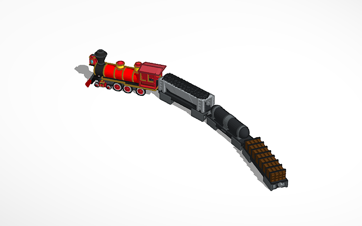 3D design Train - Tinkercad