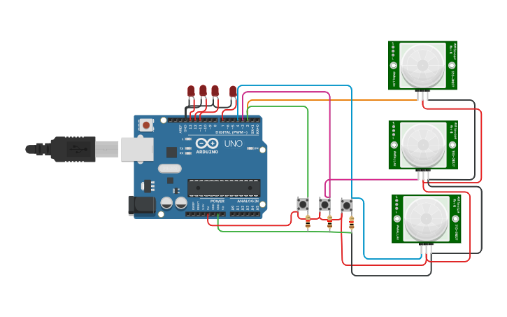 Circuit design วงจร sw ชาคริส อัชฌาสัย - Tinkercad