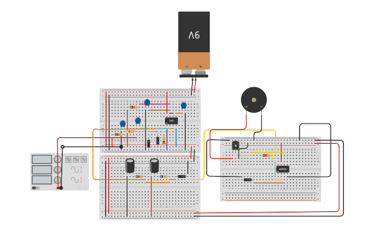 Circuit design Electronics project - Tinkercad