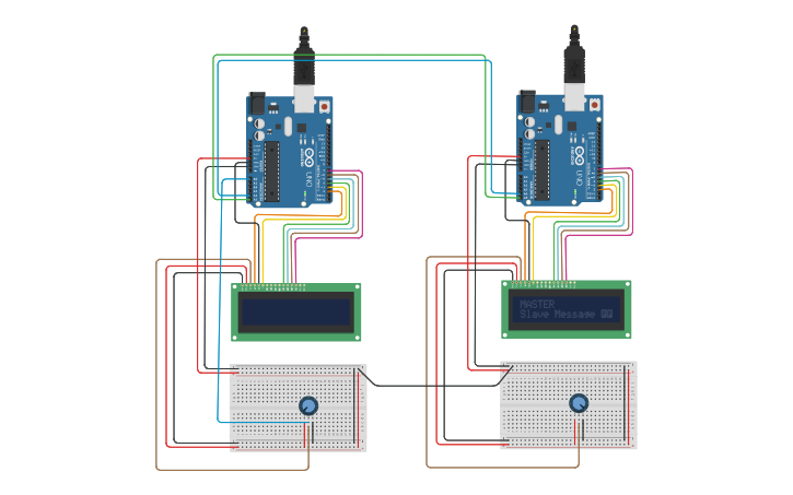 Circuit Design Interfacing A 16x2 Lcd With Arduino Using I2c Protocol