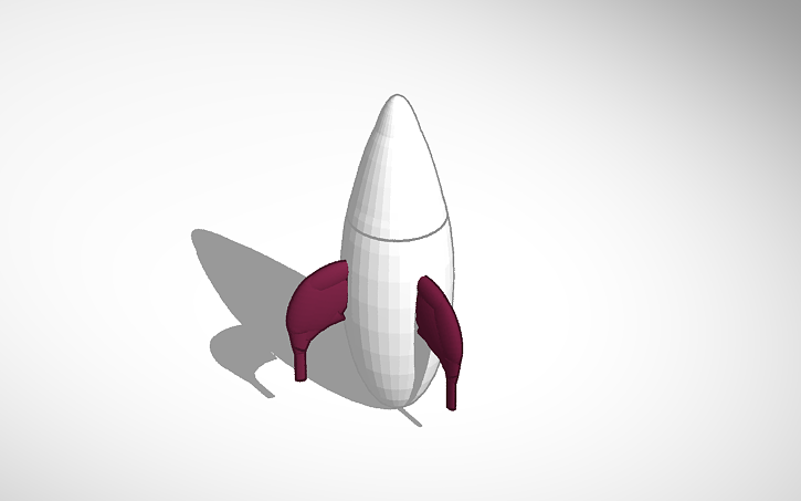 3D design Rockridge rocket - Tinkercad