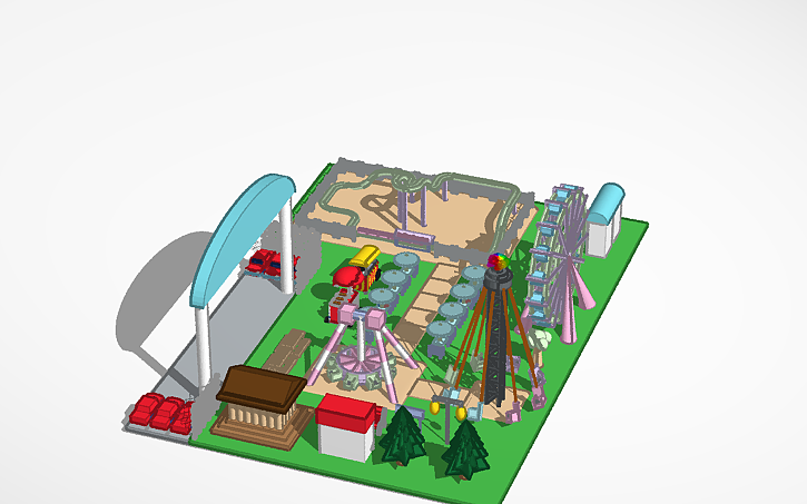 3D design The Amusement Park_chaa - Tinkercad