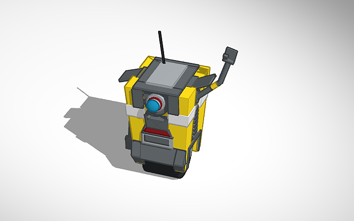 3D design Claptrap - Tinkercad