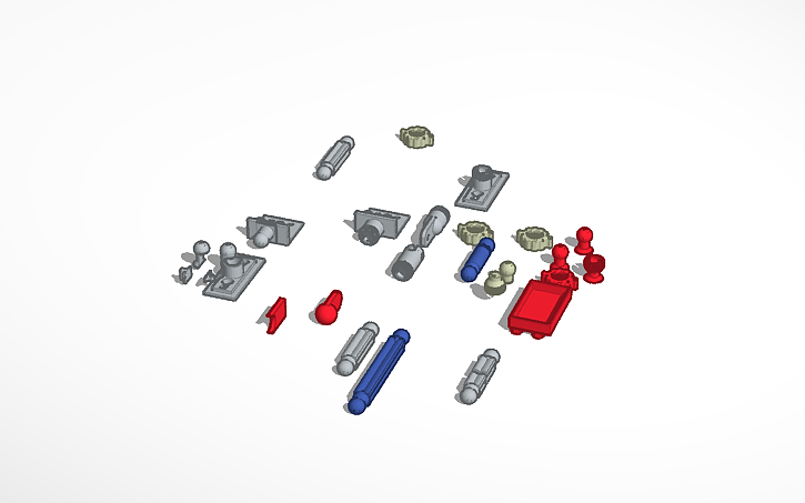 3D design Locking Ball Joint for Ender 2 Pro - Tinkercad