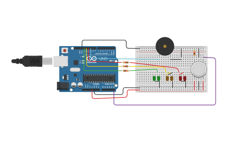 Circuit design EVALUACION 4 | Tinkercad