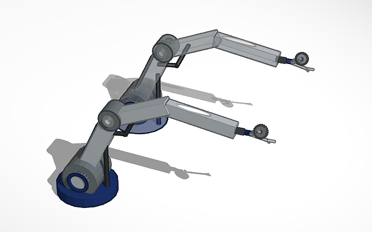 3D design manufacturing robot - Tinkercad