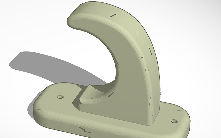 3D design Hook - Tinkercad