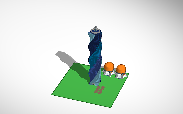 3D design Skycraper - Tinkercad