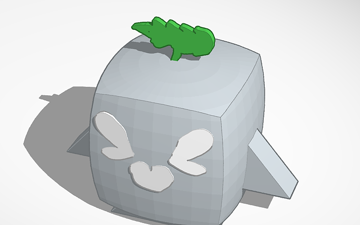 3D design rocket fruit - Tinkercad
