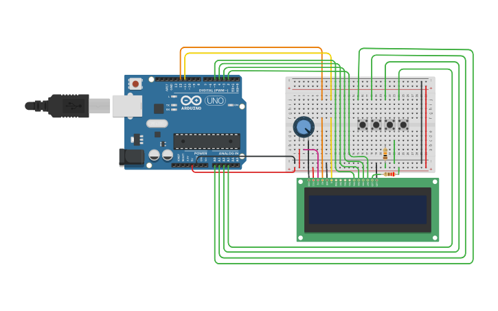 Circuit Design Percobaan 1 Tinkercad