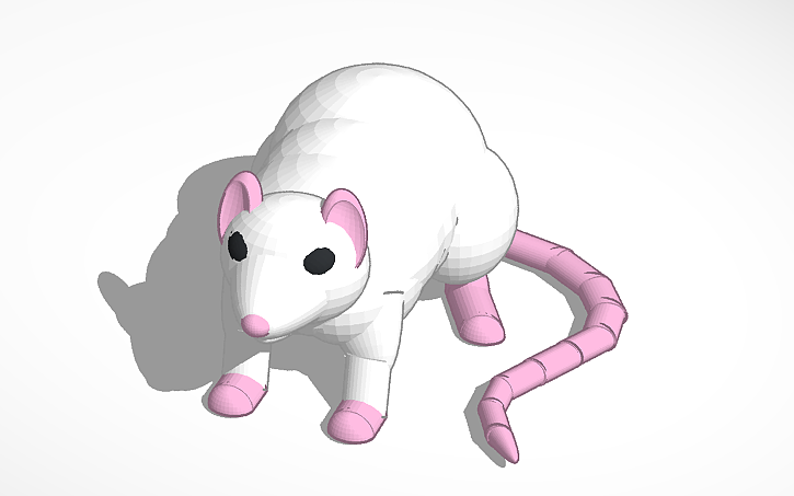 3D design Rat - Tinkercad