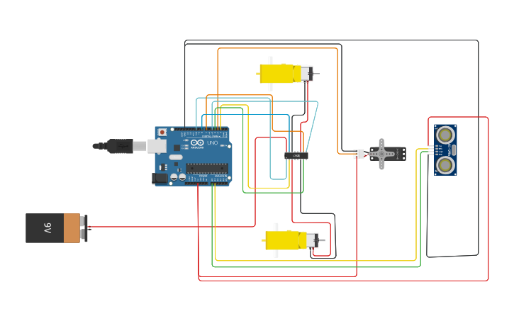 Apretado Oxido Abrelatas Arduino Carro Evita Obstaculos Vacío 鍔
