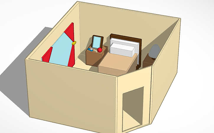 3D design Yandere Simulator House - Tinkercad