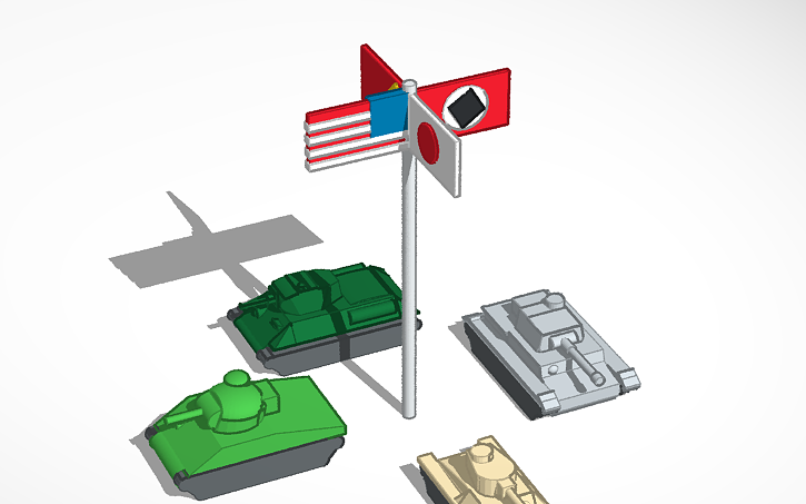 3D design All WWII Tanks | Tinkercad