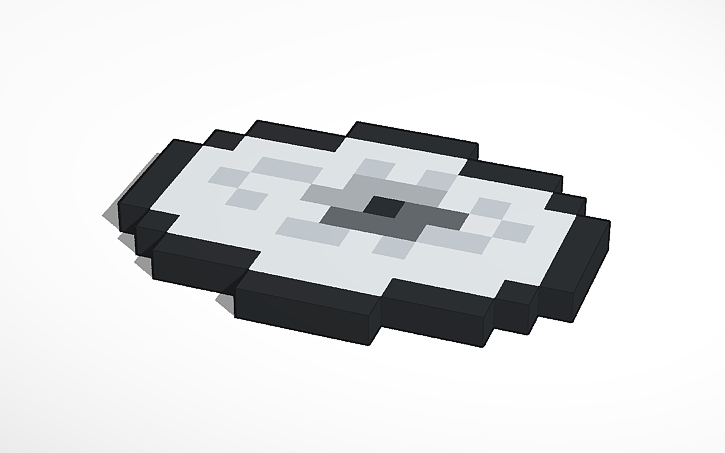 3d Design Minecraft Disk Template Tinkercad