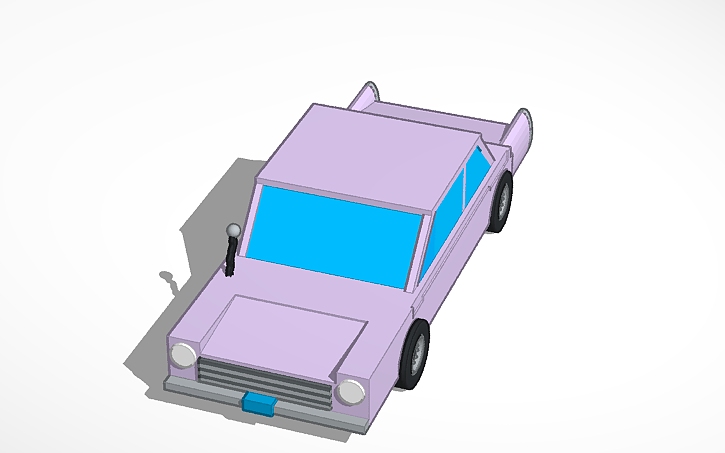 3D design Copy of the simpsons family car - Tinkercad