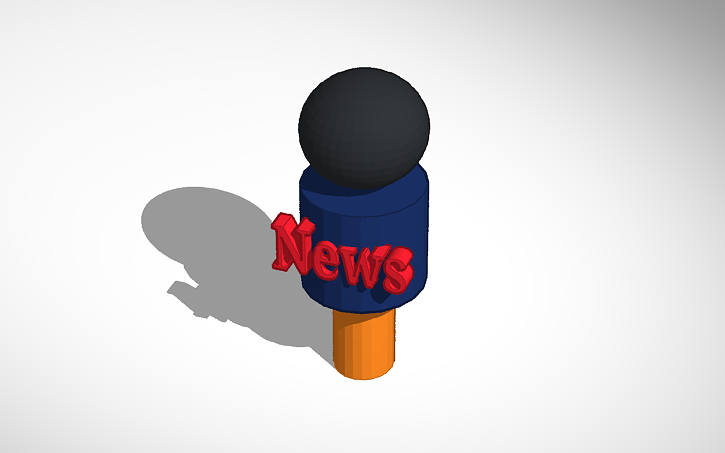 3D design Microphone - Tinkercad