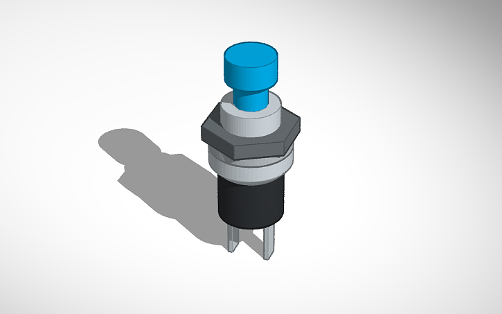 3d Design Push Button Tinkercad