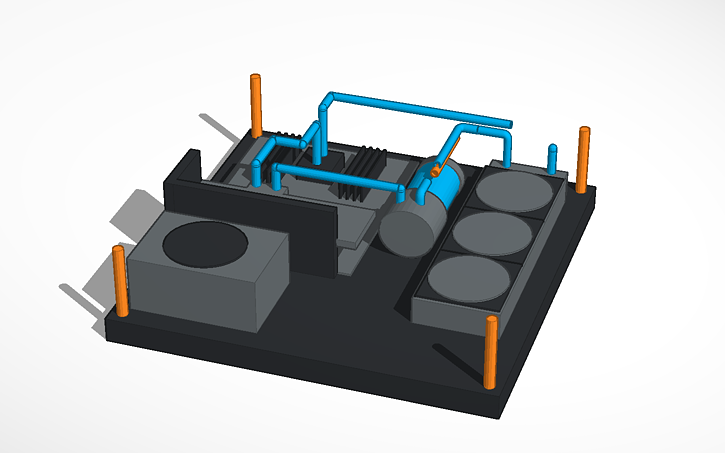 3d Design Copy Of Copy Of Thermaltake Core P5 Tower Tinkercad