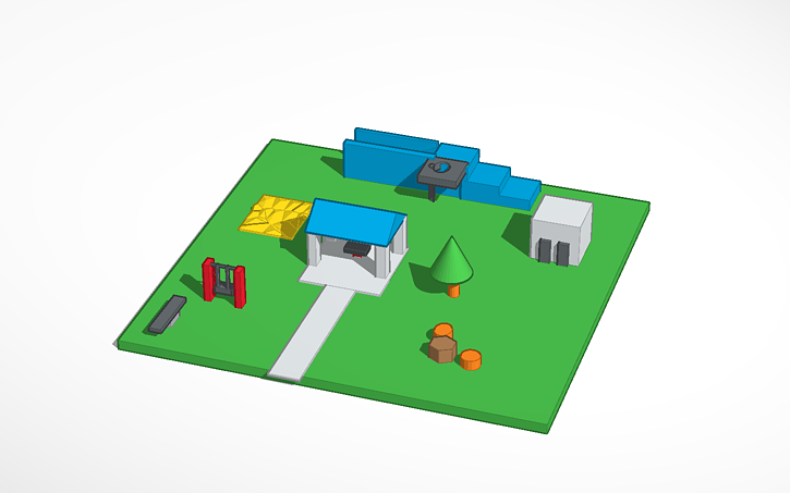 3D design the park - Tinkercad