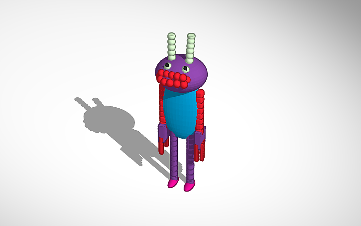 3d Design инопланетянин Tinkercad