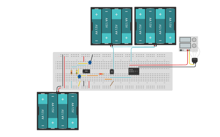 Circuit design Exercicio 1 - Tinkercad