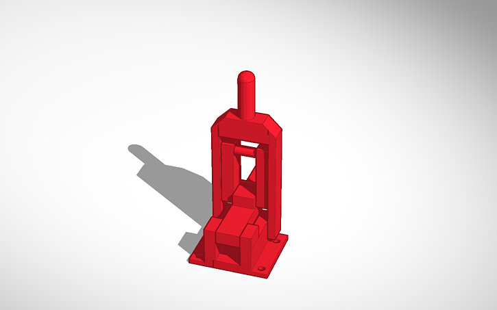 3D design Working Clamp - Tinkercad