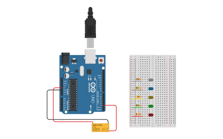 Circuit design All Resistor Types - Tinkercad
