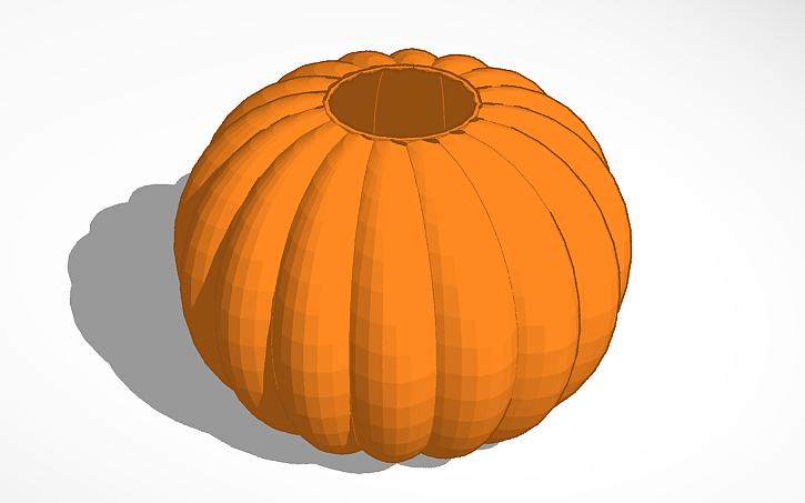 3D design Pumpkin - Tinkercad