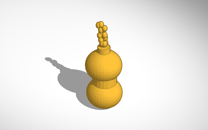 3D design gaara's gourd | Tinkercad
