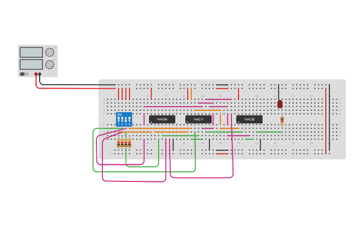 Circuit design Numero Primo | Tinkercad