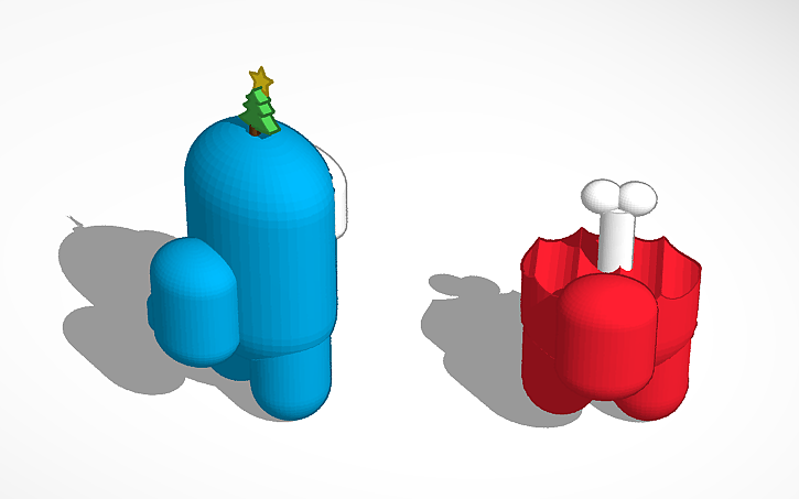 3D design Among Us Karakter Modelleme - Tinkercad