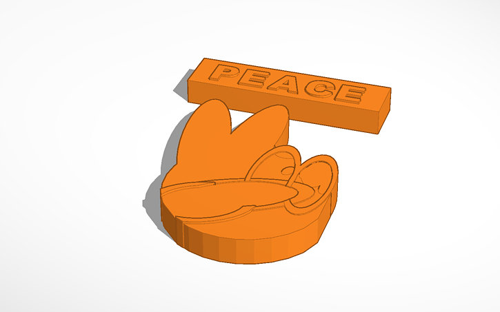 3D design peace - Tinkercad
