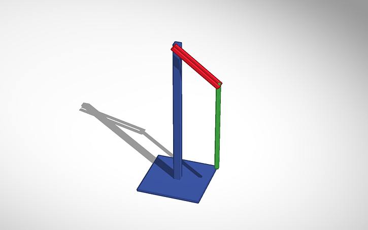 3D design Double Pendulum - Tinkercad