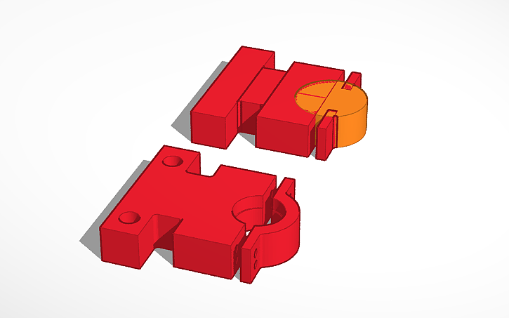 3D design Transducer Mounts - Tinkercad