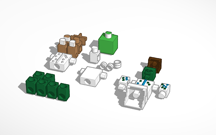 3D design Minecraft Zombie | Tinkercad