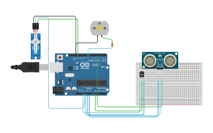 Circuit design Simplified Smart Fridge(?) | Tinkercad