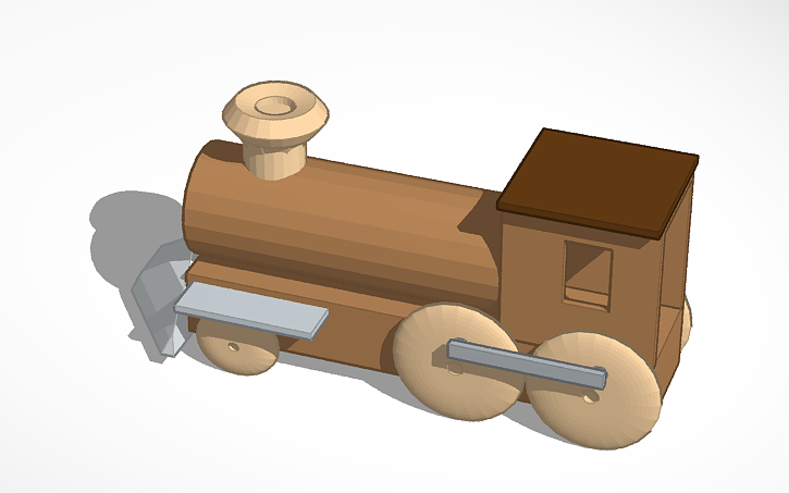 3D design Toy Train - Tinkercad