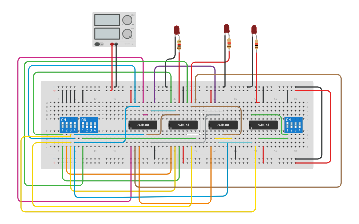 Circuit design lcd Assignment | Tinkercad