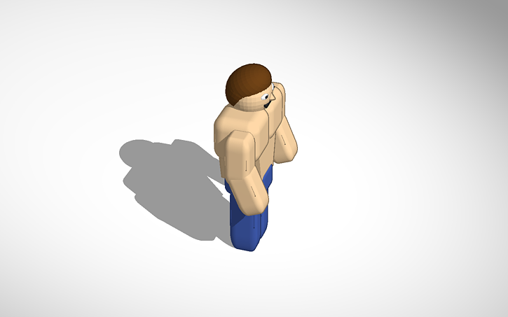 3D design Strong man - Tinkercad