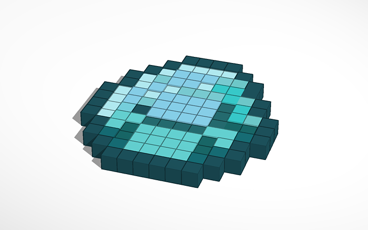 3D design Minecraft Diamond | Tinkercad