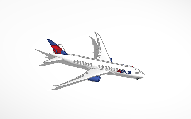3D design Delta Airlines® - Tinkercad