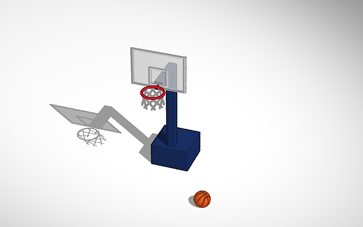 3D design BASKETBALL - Tinkercad