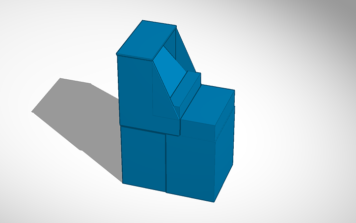 3D design arcade machine - Tinkercad