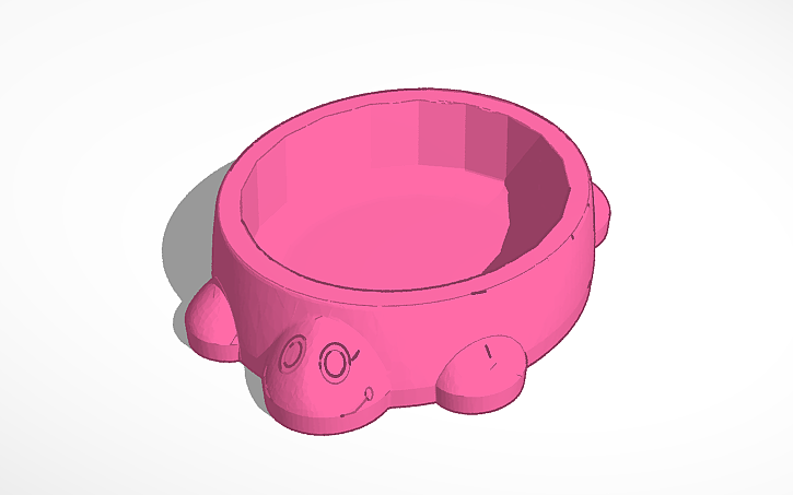 3D design Turtle Dish | Tinkercad