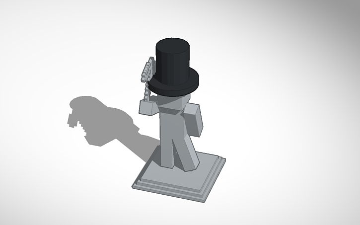 3D design Minecraft City Statue | Tinkercad